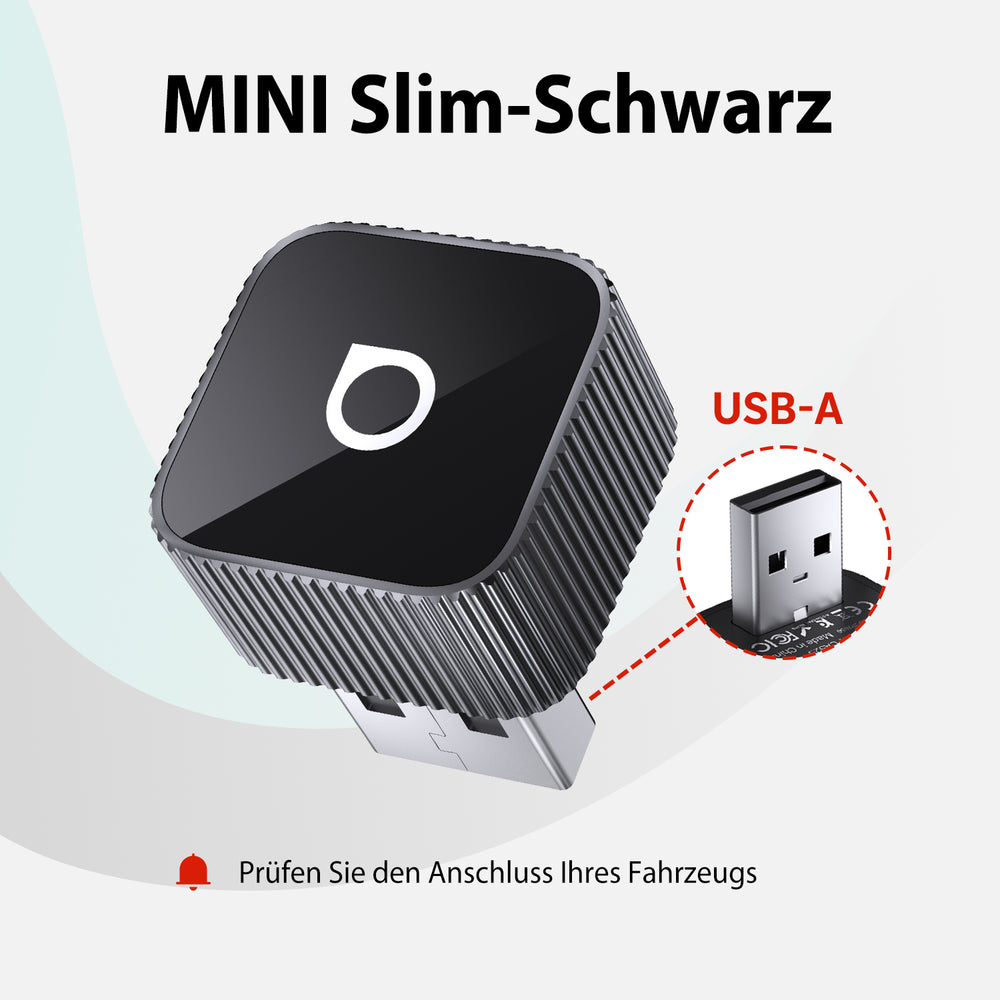 Ottocast® Mini Cube 3.0 Ultra Wireless CarPlay and Android Auto Adapte