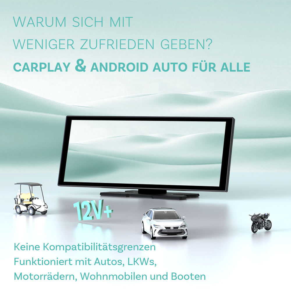 Ottocast® ScreenFlow Wireless CarPlay und Android Auto Display