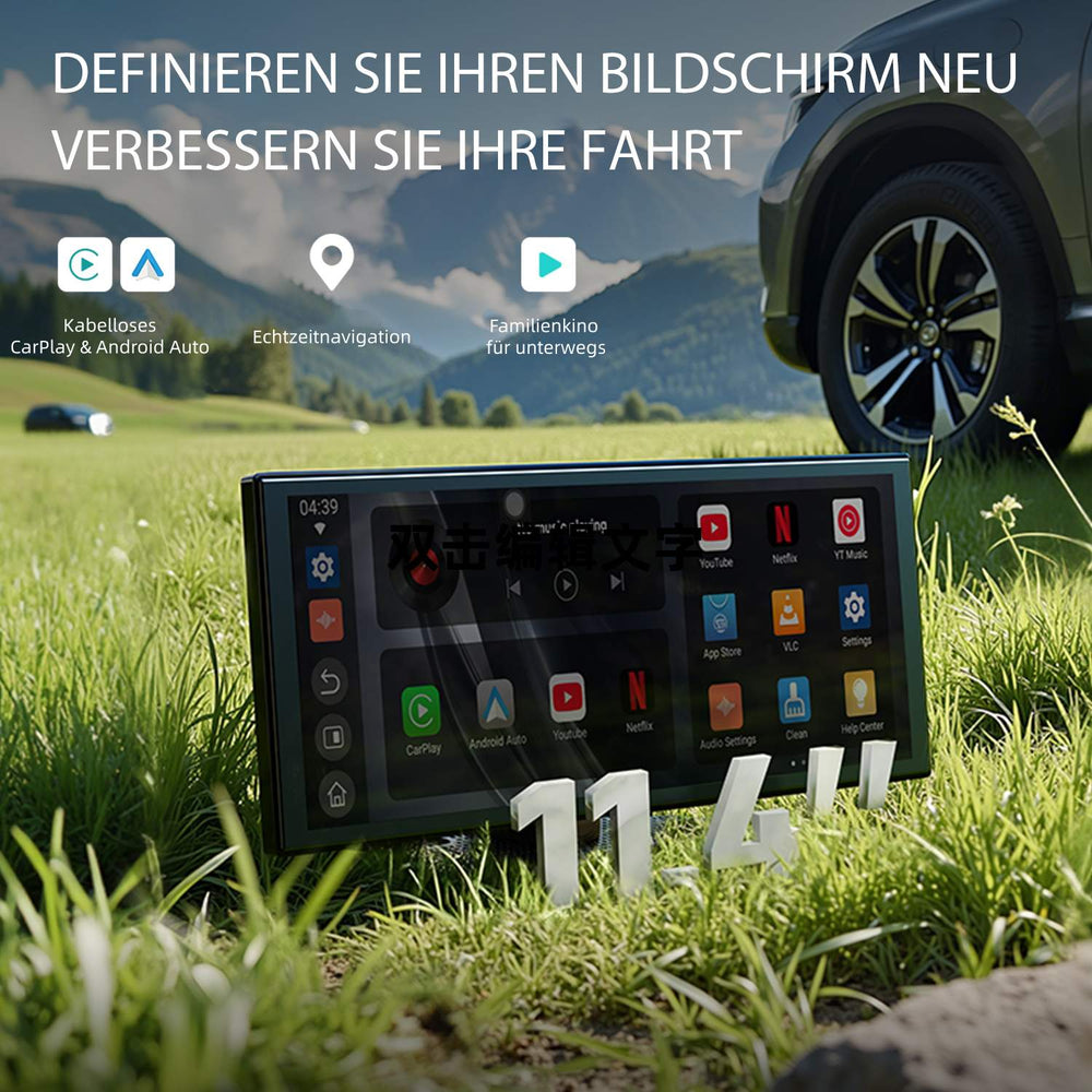 Ottocast® ScreenFlow Wireless CarPlay & Android Auto Display